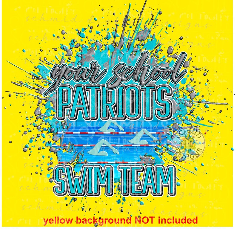 Personalized Swim TEAM PNG, Swim Mascot PNG, Mascot Design, Aquatic ...