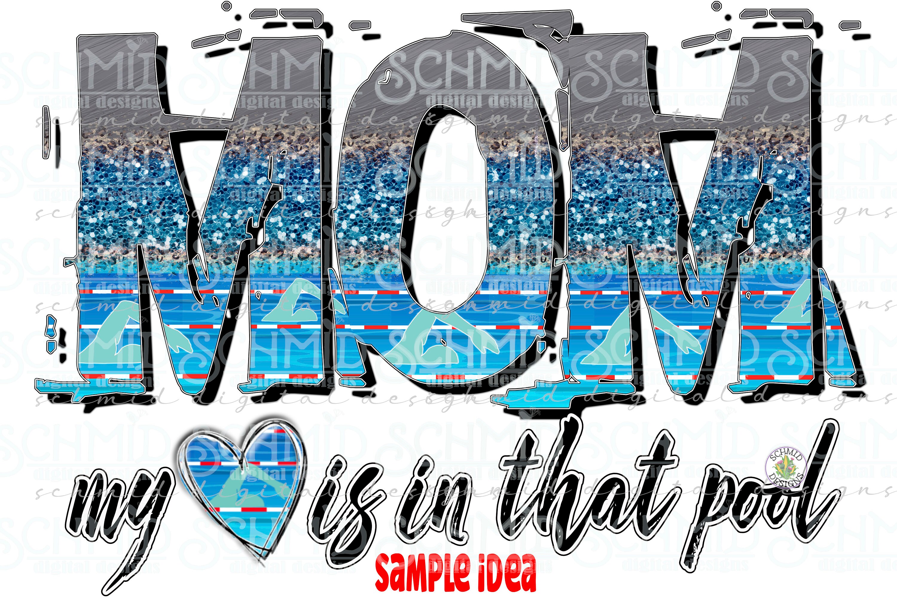 Personalized Swim Mom PNG ,swim Mom PNG, Swim Mom Design, Swim Team ...