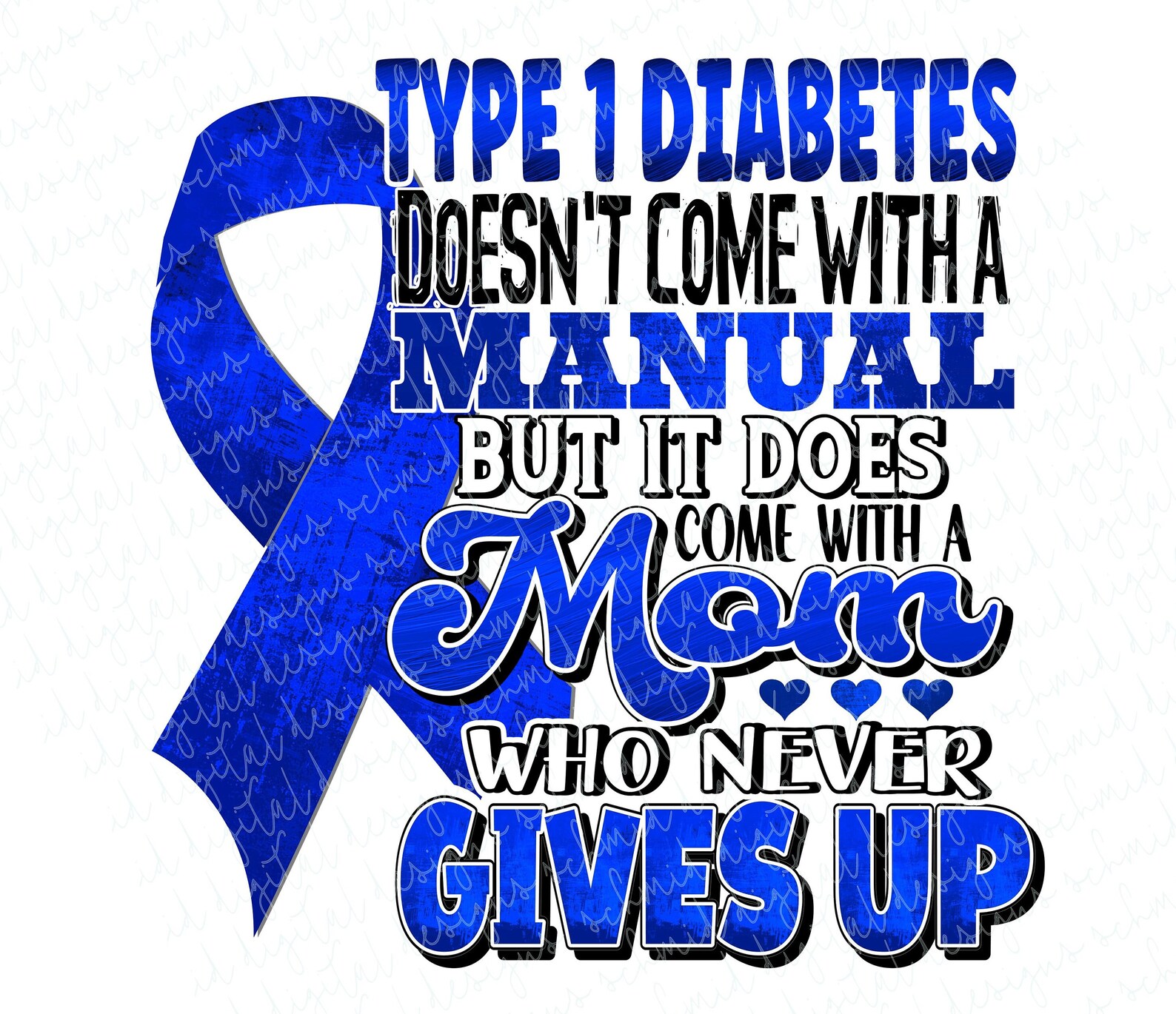 TYPE 1 Diabetes Type 1 Diabetes Png Type 1 Diabetes MOM - Etsy