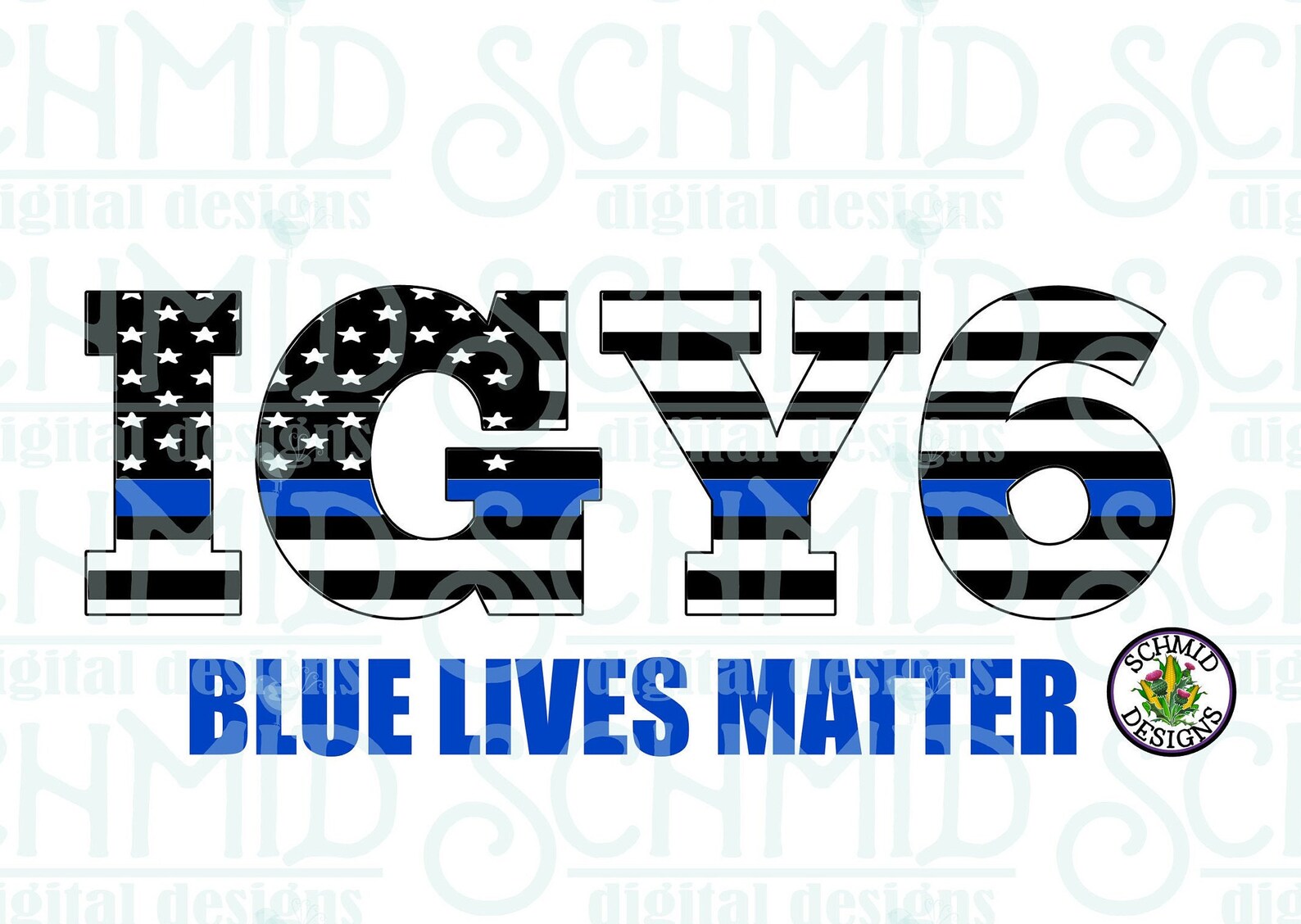 I GOT Your Six/ IGY6 Svg/ IGY6 Png/ Blue Lives Matter Svg/ Blue Lives ...