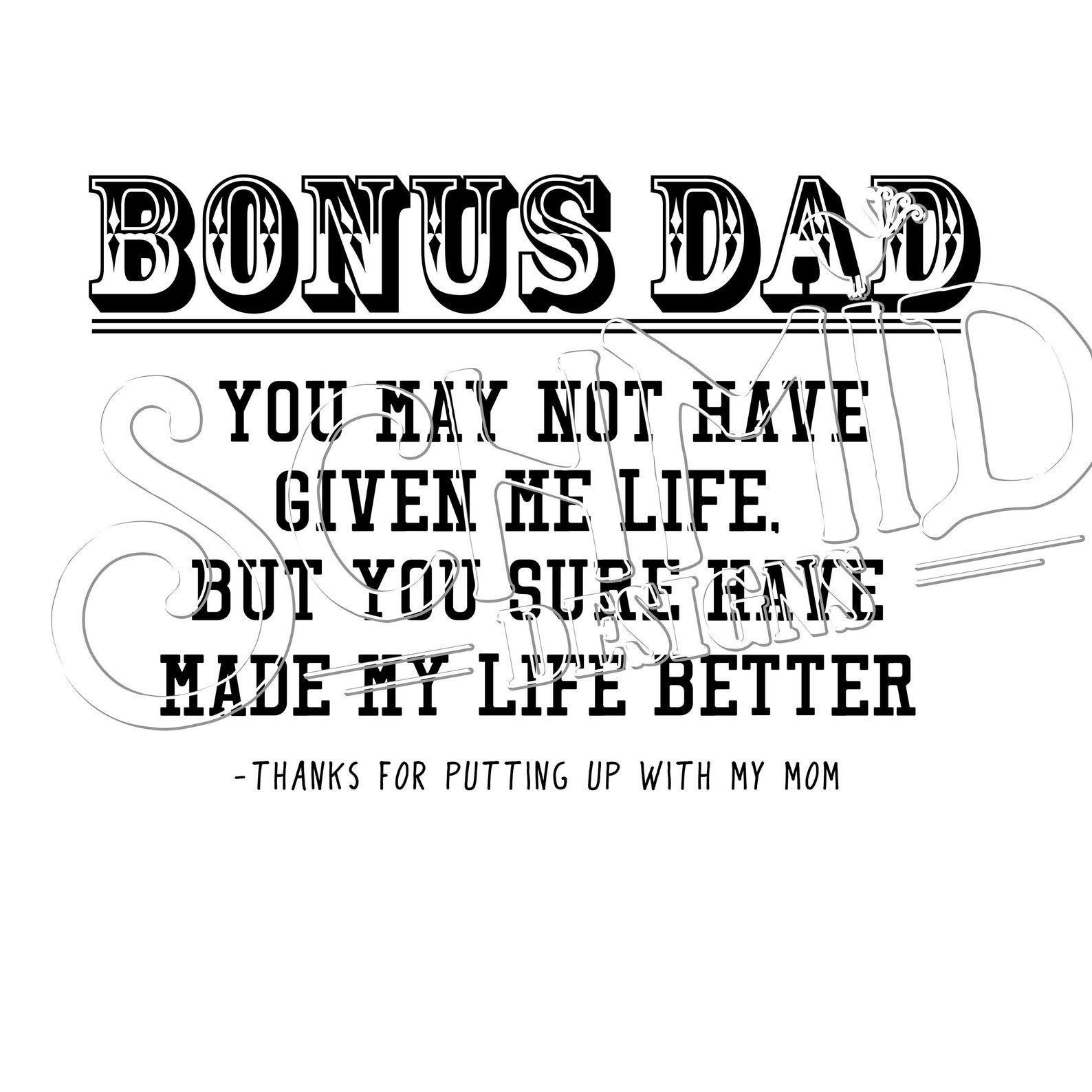 Bonus Dad Definitionbonus Dad Svg/ Bonus Dad Png/ Bonus Dad - Etsy