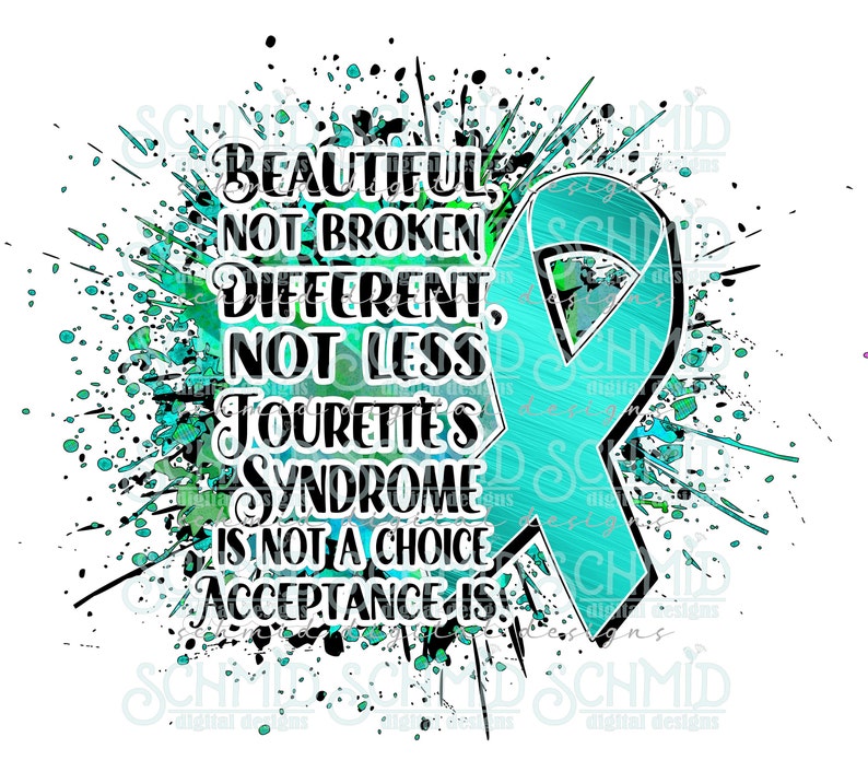 Tourettes Tourettes Syndrome Tourettes Awareness Ribbon - Etsy