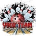 MADE TO ORDER Bowling Png, Bowling Design, Bowling Team Png, Bowling ...