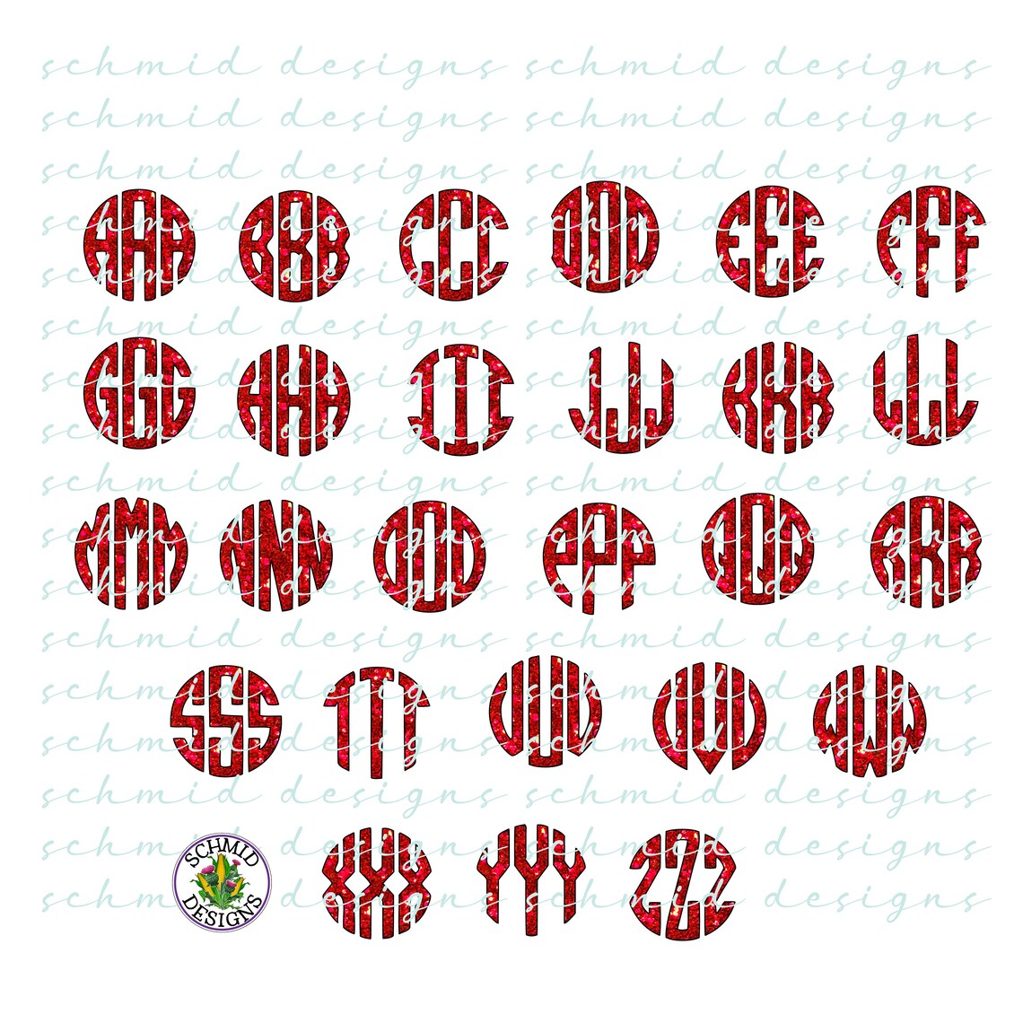 DIY Christmas Ornament Monogram Frame PNG Png Letters - Etsy