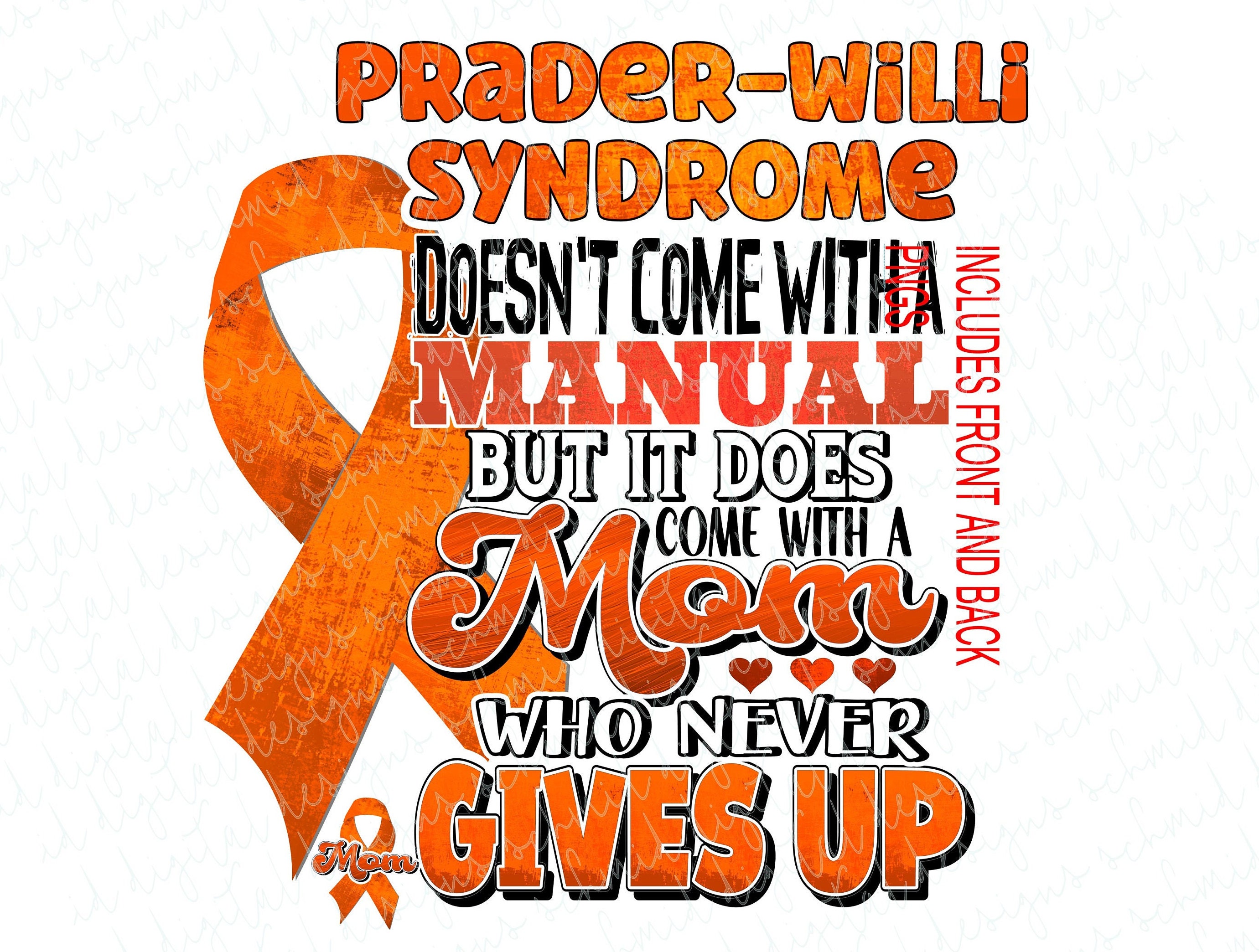Prader-willi Syndrome Mom Prader-willi Png Prader-willi - Etsy