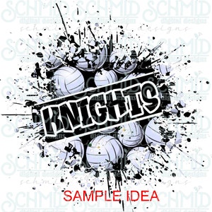 Splatter Volleyball Png, Volleyball Background, Volleyball Digital ...