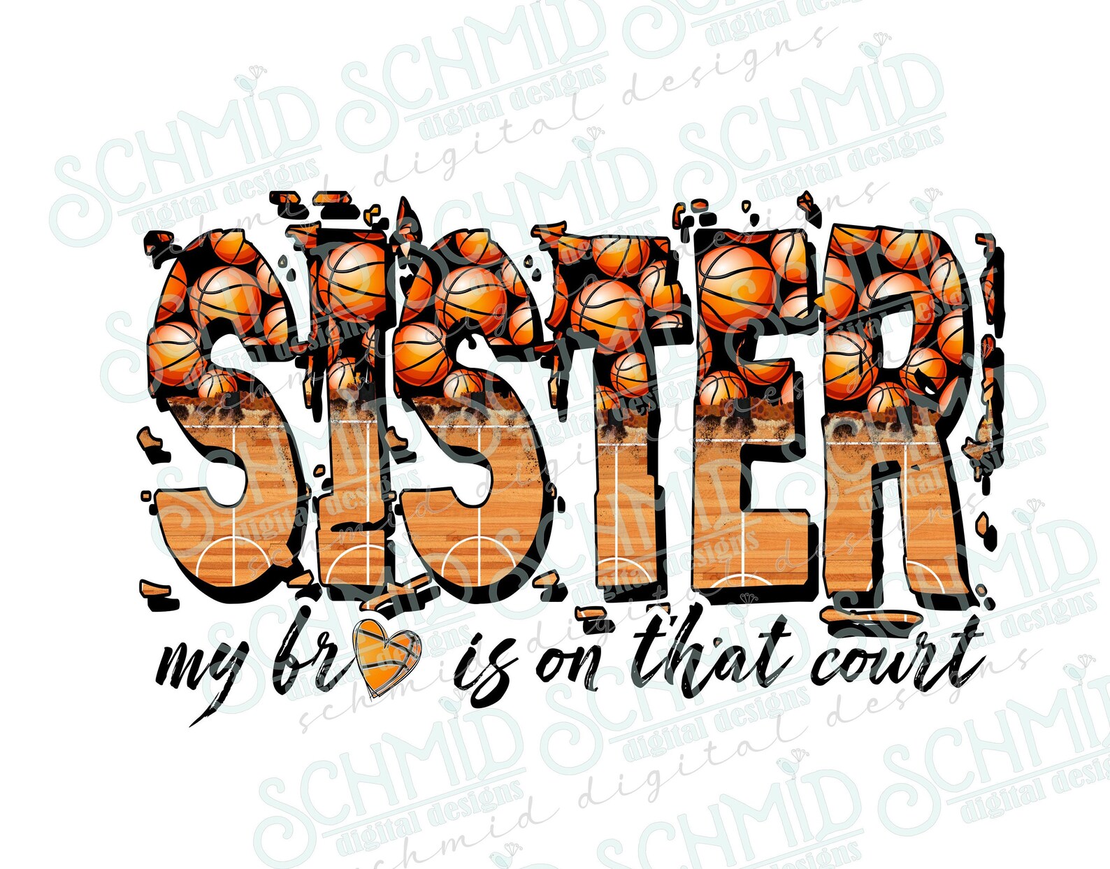 Basketball Sister, Basketball Sister Shirt Png, Basketball Sister Png ...