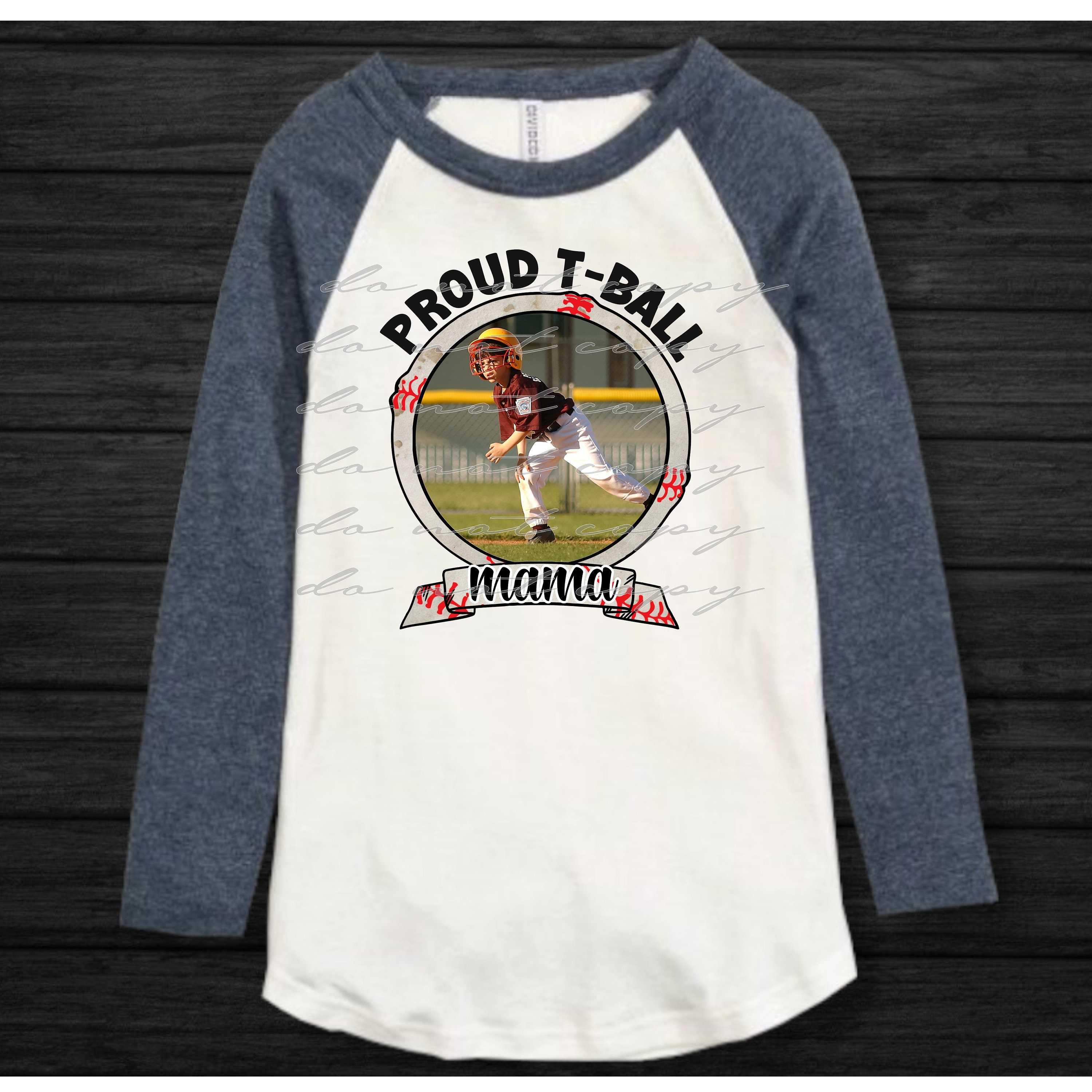 DIY T-ball Add a Photo Png-digital Design T-ball Mom T-ball - Etsy