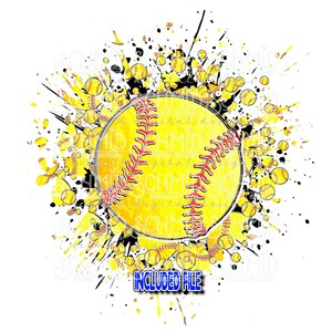 Circle Splatter, Softball Png, Softball Background, Softball Background ...