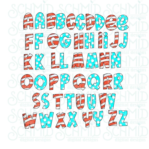 Eclectic Mix and Match Alphabet PNG/ Doodle Alphabet PNG / - Etsy