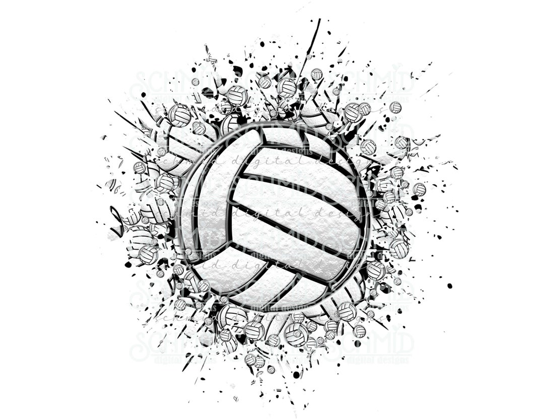 Circle Splatter, Volleyball Png, Volleyball Background, Volleyball ...