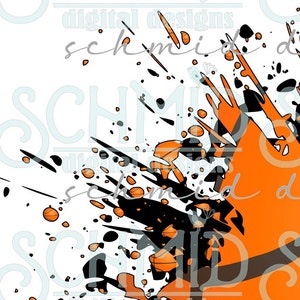 Splatter Basketball TEAM PNG /basketball Mascot PNG / Mascot Design ...