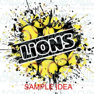 Splatter Softball Png, Softball Png, Softball Background Png, Softball ...