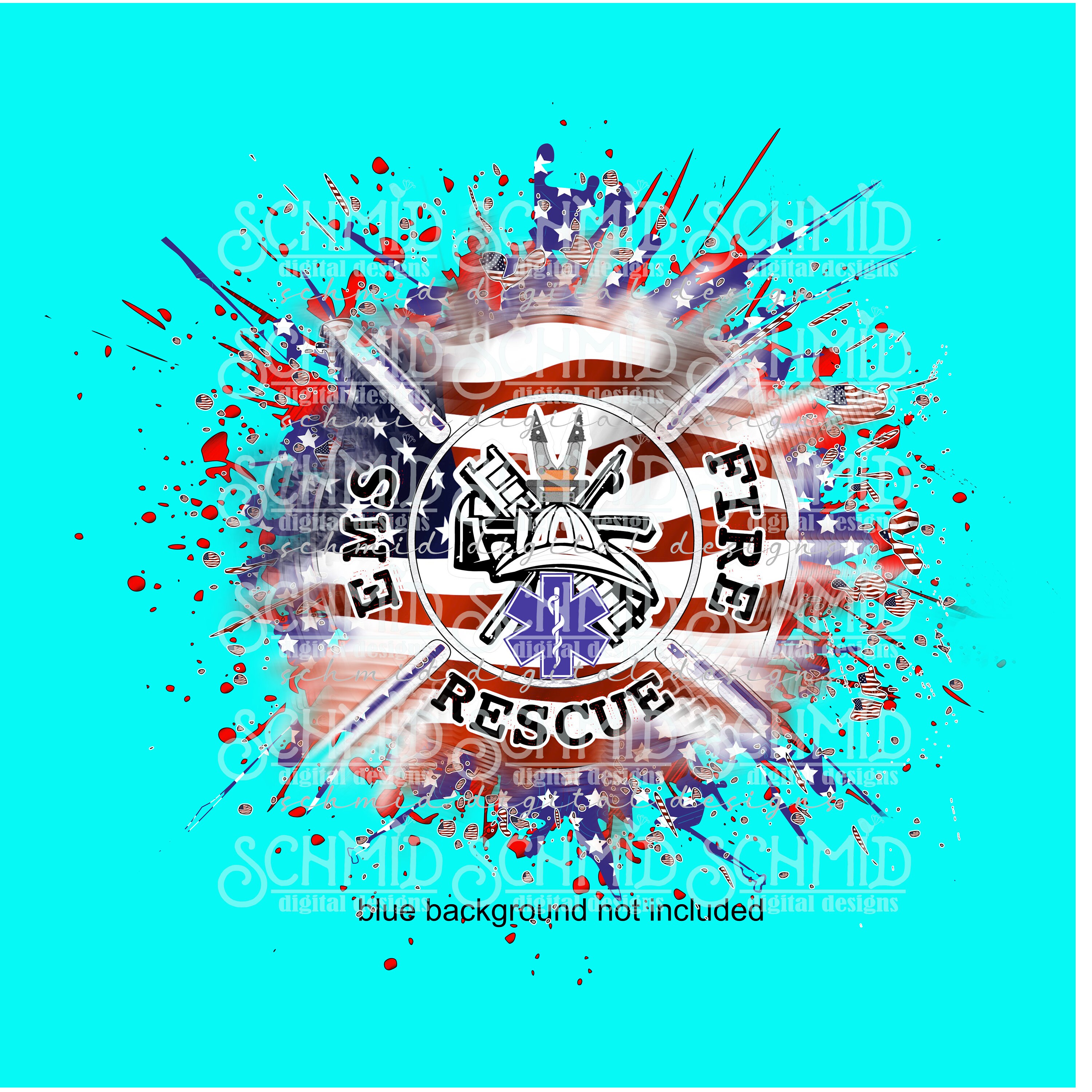 Splatter, EMS Rescue and Fire Badge PNG , Firefighter Png, Rescue Png ...