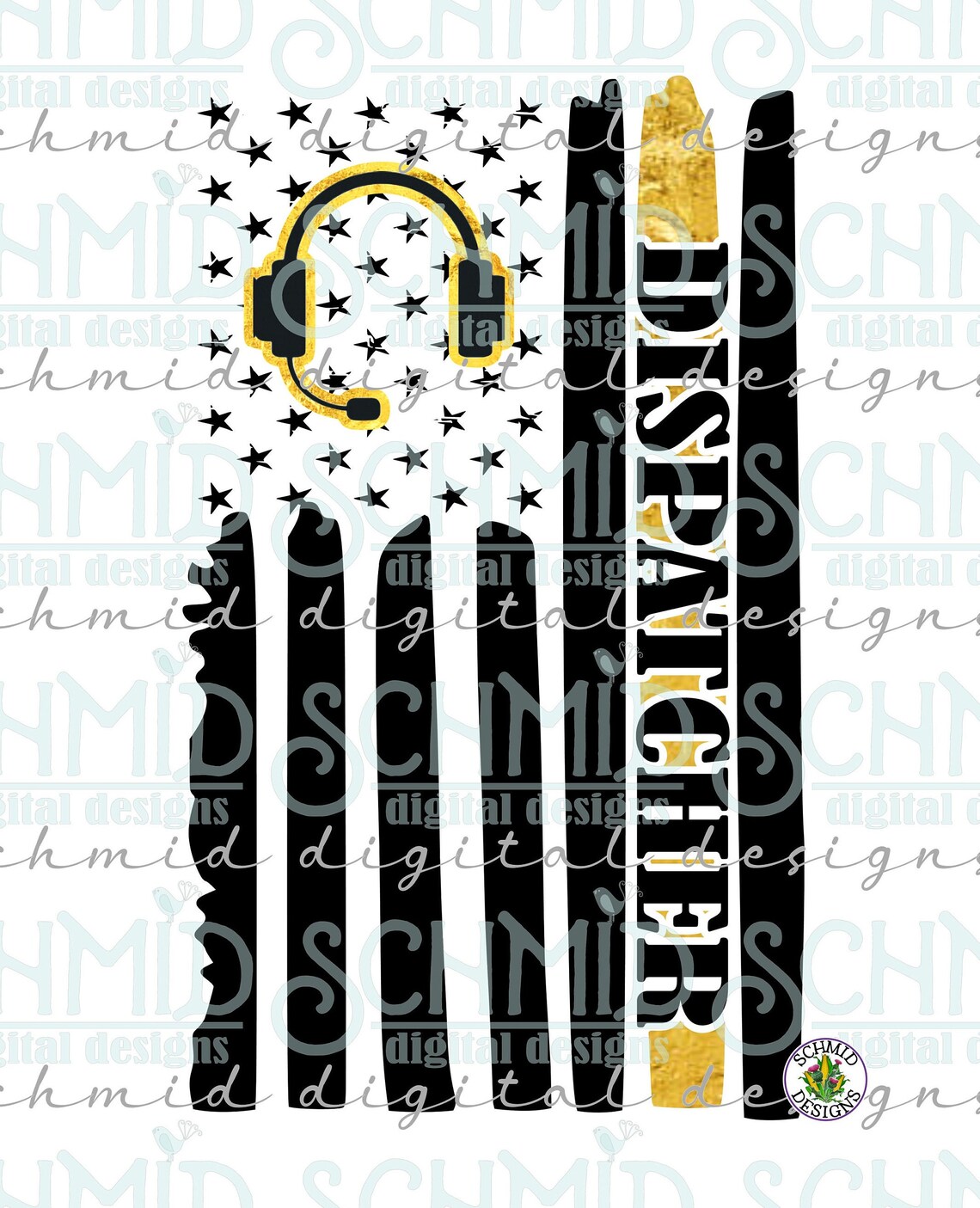 DISPATCHER Flag 911 Dispatcher Flag Dispatcher Distressed - Etsy