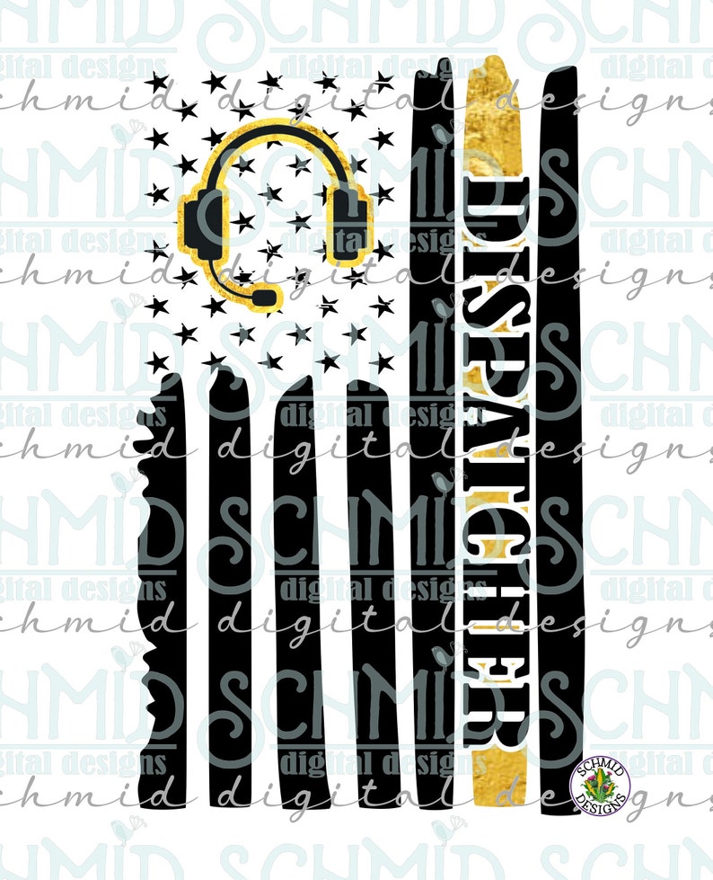DISPATCHER Flag 911 Dispatcher Flag Dispatcher Distressed - Etsy