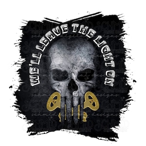 We'll Leave the Light on Skull Png, Corrections Officer Design for ...