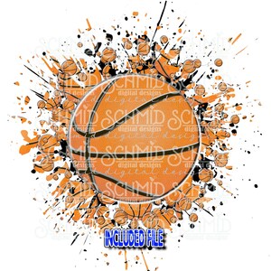 Splatter 2, Basketball TEAM PNG /basketball Mascot PNG / Mascot Design ...