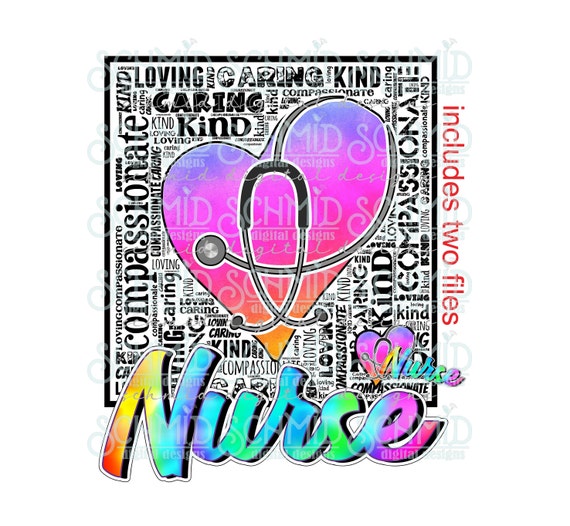 Nurse Front and Back Design Nurse Tie Dye Designs Medical - Etsy