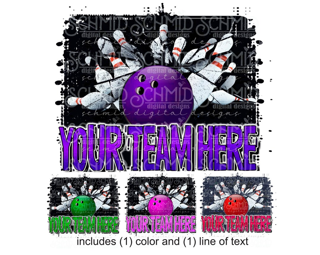Shattered, MADE TO ORDER Bowling Png, Bowling Design, Bowling Team Png ...
