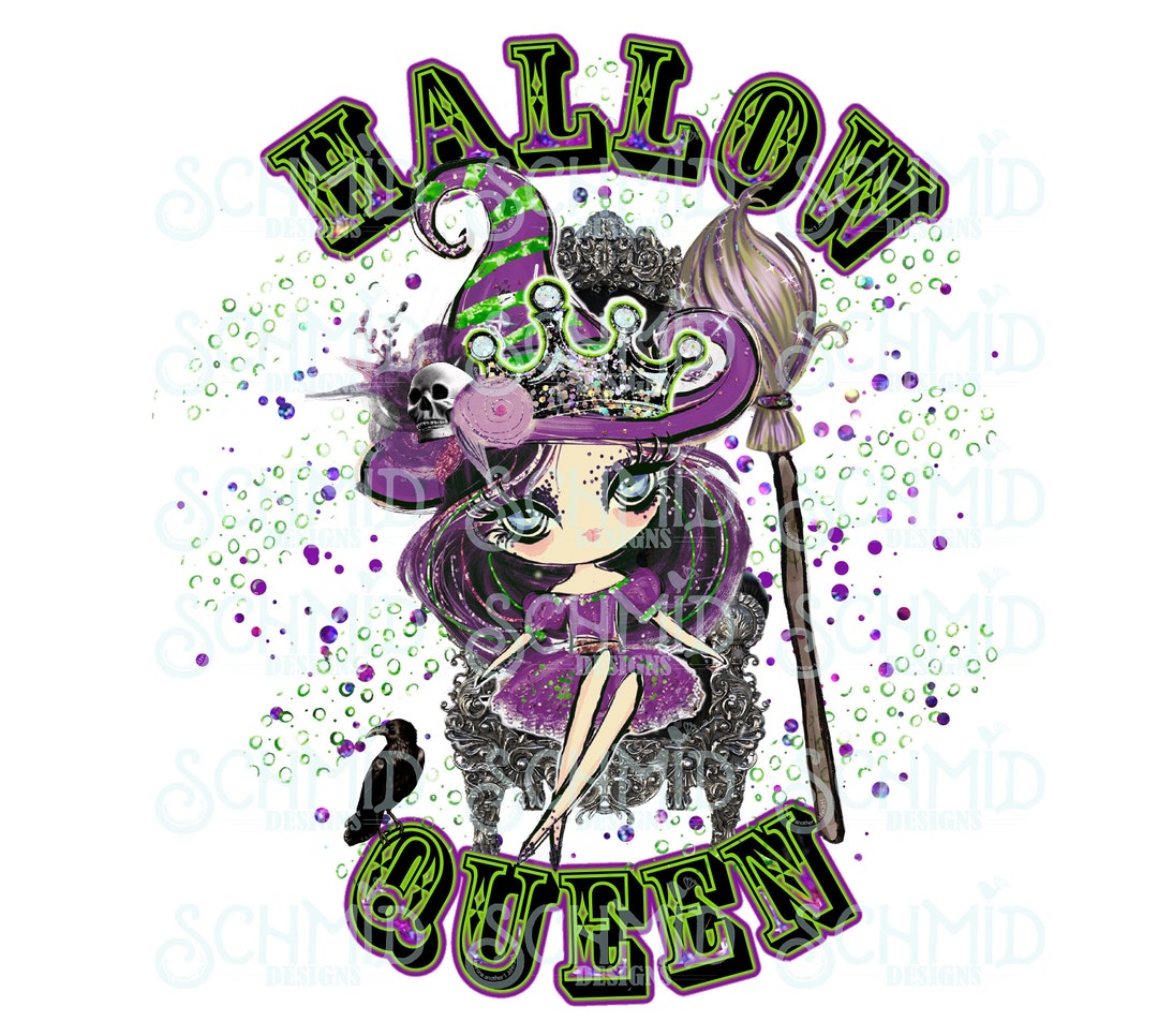 HALLOW Queen Png / Hallow Queen Png / Witch Png / Queen of Halloween ...