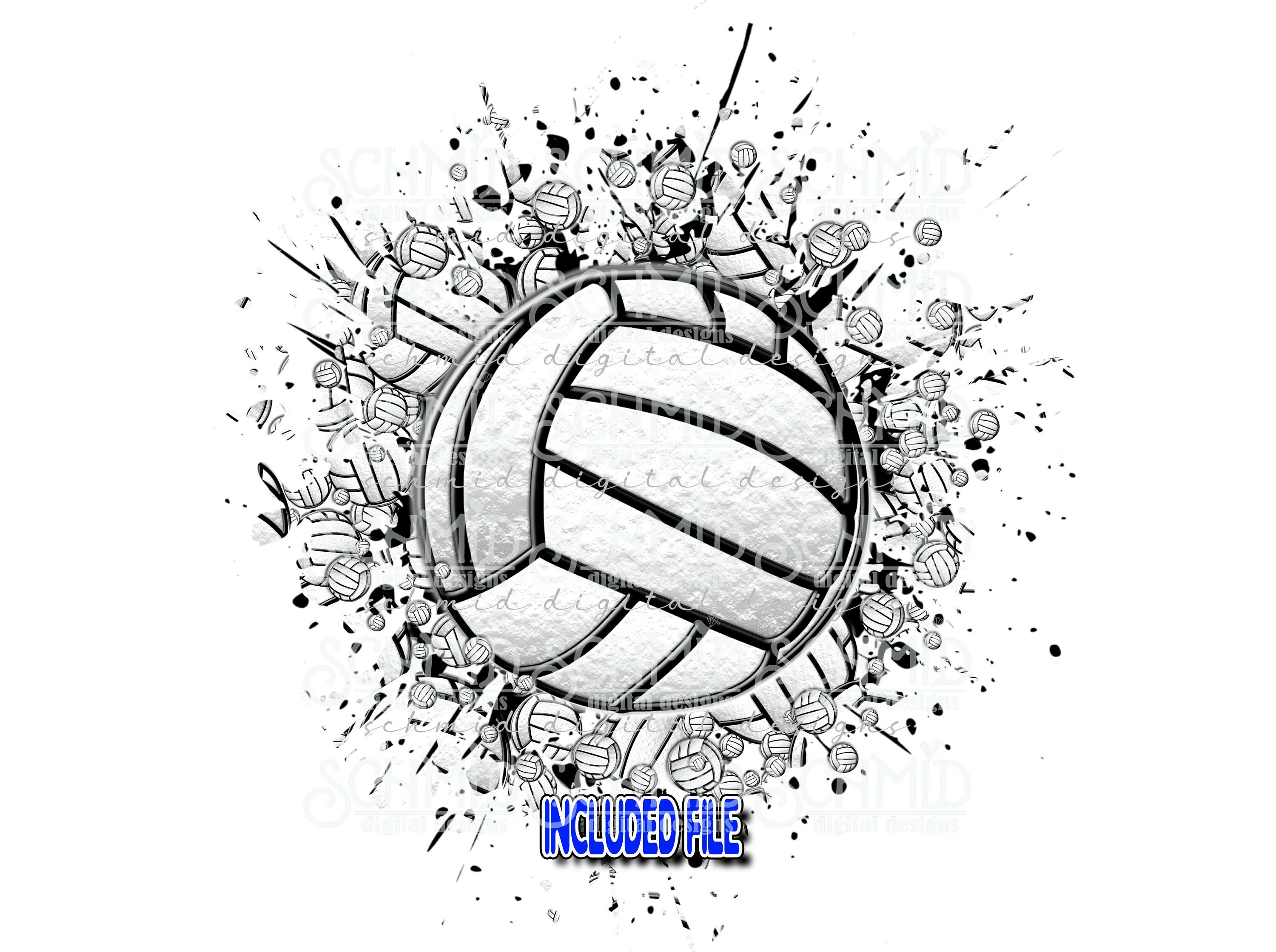 Circle Splatter, Volleyball Png, Volleyball Background, Volleyball ...