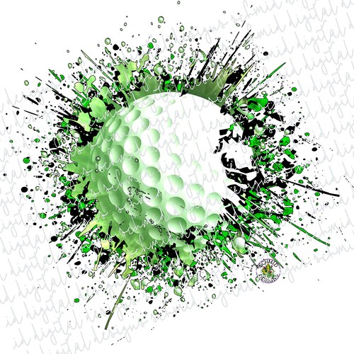 Splatter GOLF Png / GOLF Png/ GOLF Background Png/ Golf - Etsy