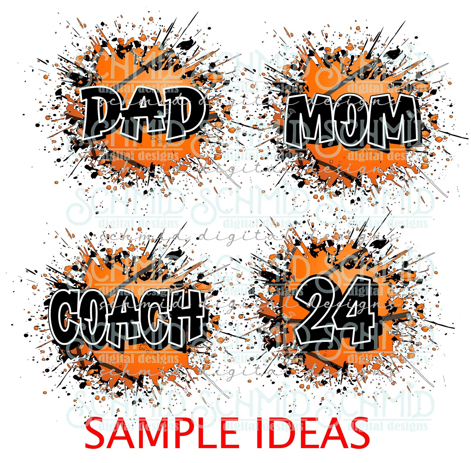 Splatter Basketball TEAM PNG /basketball Mascot PNG / Mascot Design ...