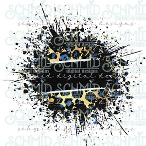 Royal Blue LEOPARD Splatter Png, Baseball Background Png, Football ...