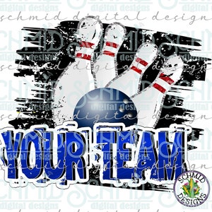 PERSONALIZED Bowling Png/ Bowling Design/ Bowling Team Png/ Bowling ...