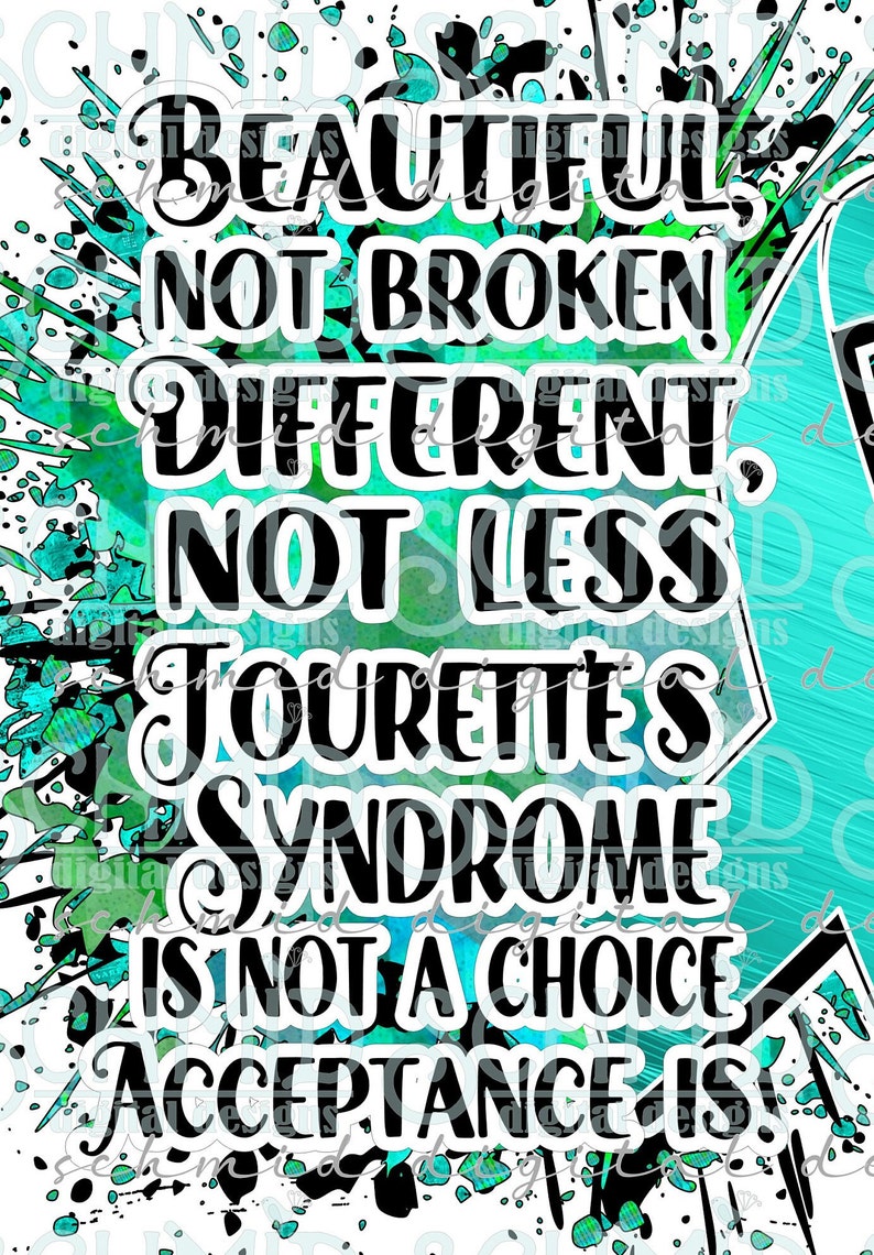 Tourettes Tourettes Syndrome Tourettes Awareness Ribbon - Etsy