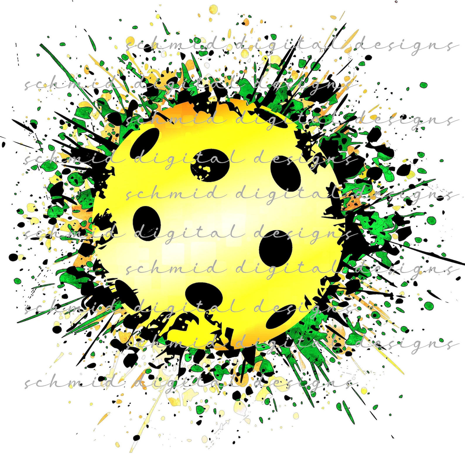 PICKLEBALL, SPLATTER Pickleball Png /pickleball Background Png ...