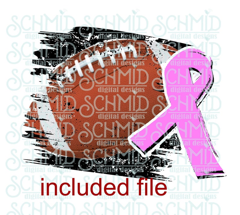 Football Breast Cancer Football Team PNG Pink Out Football - Etsy
