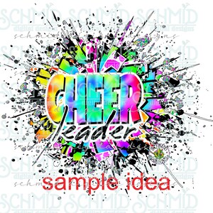 SPLATTER, Cheer Png, Cheerleading Png, Cheerleading Shirt Design, Cheer ...