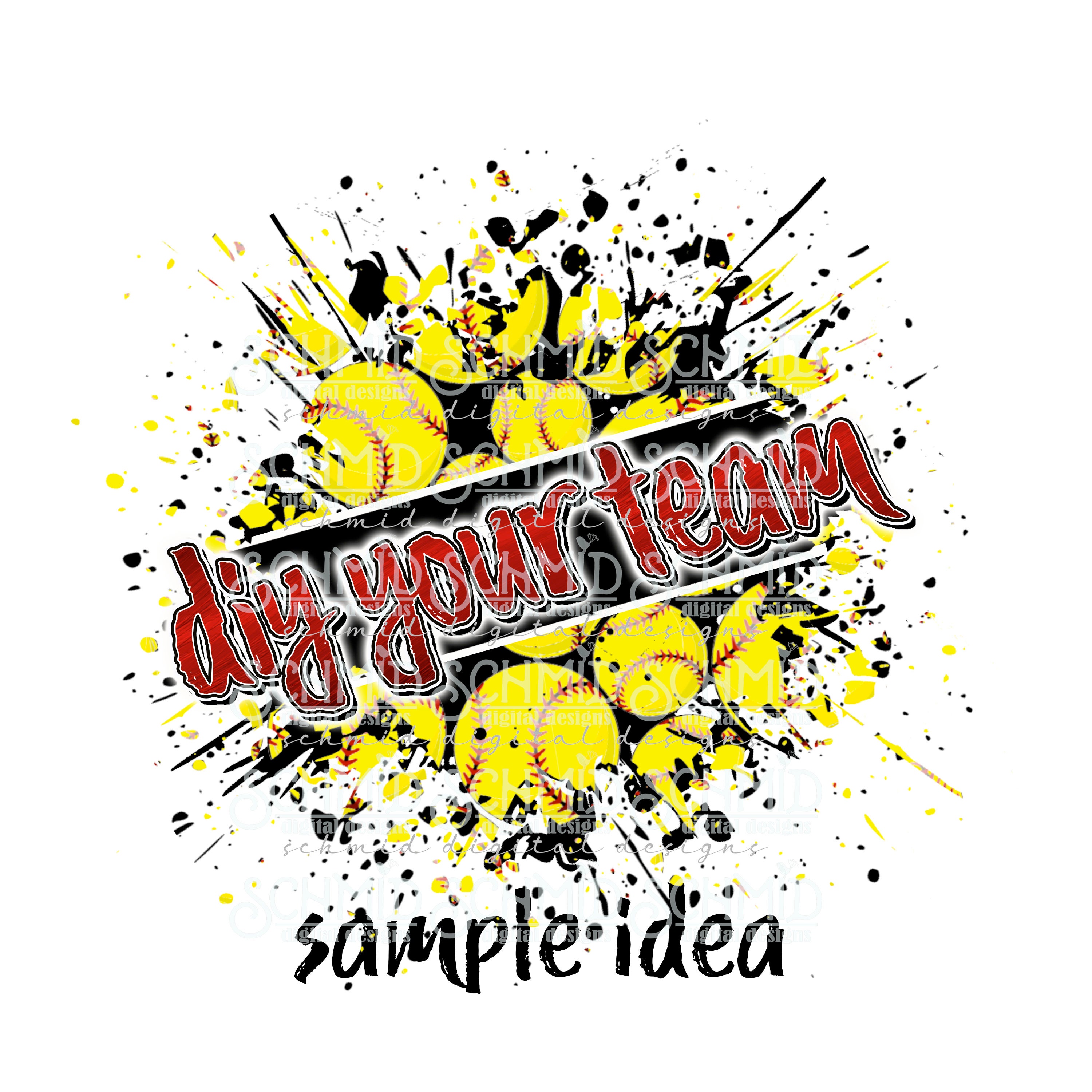 Splatter Softball Png, Softball Png, Softball Background Png, Softball ...