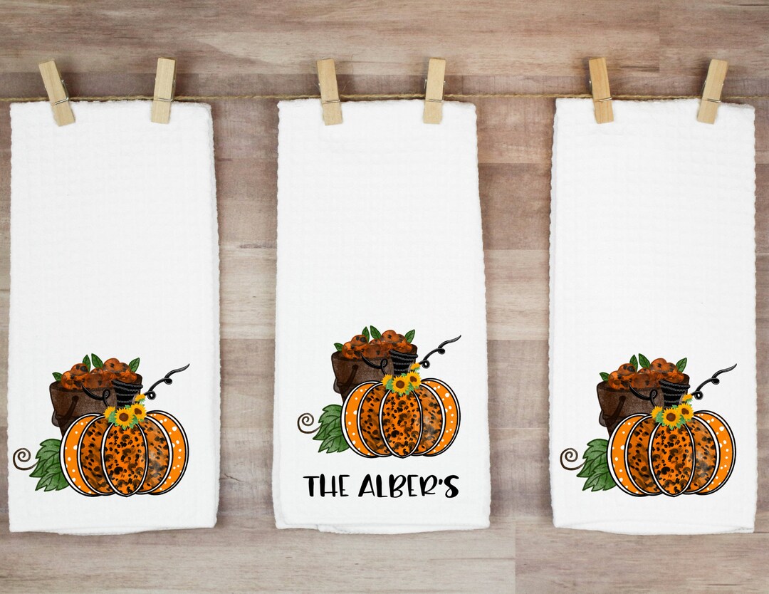FALL TOWEL SET, Holiday Gift, House Warming Present, Hostess Gift - Etsy