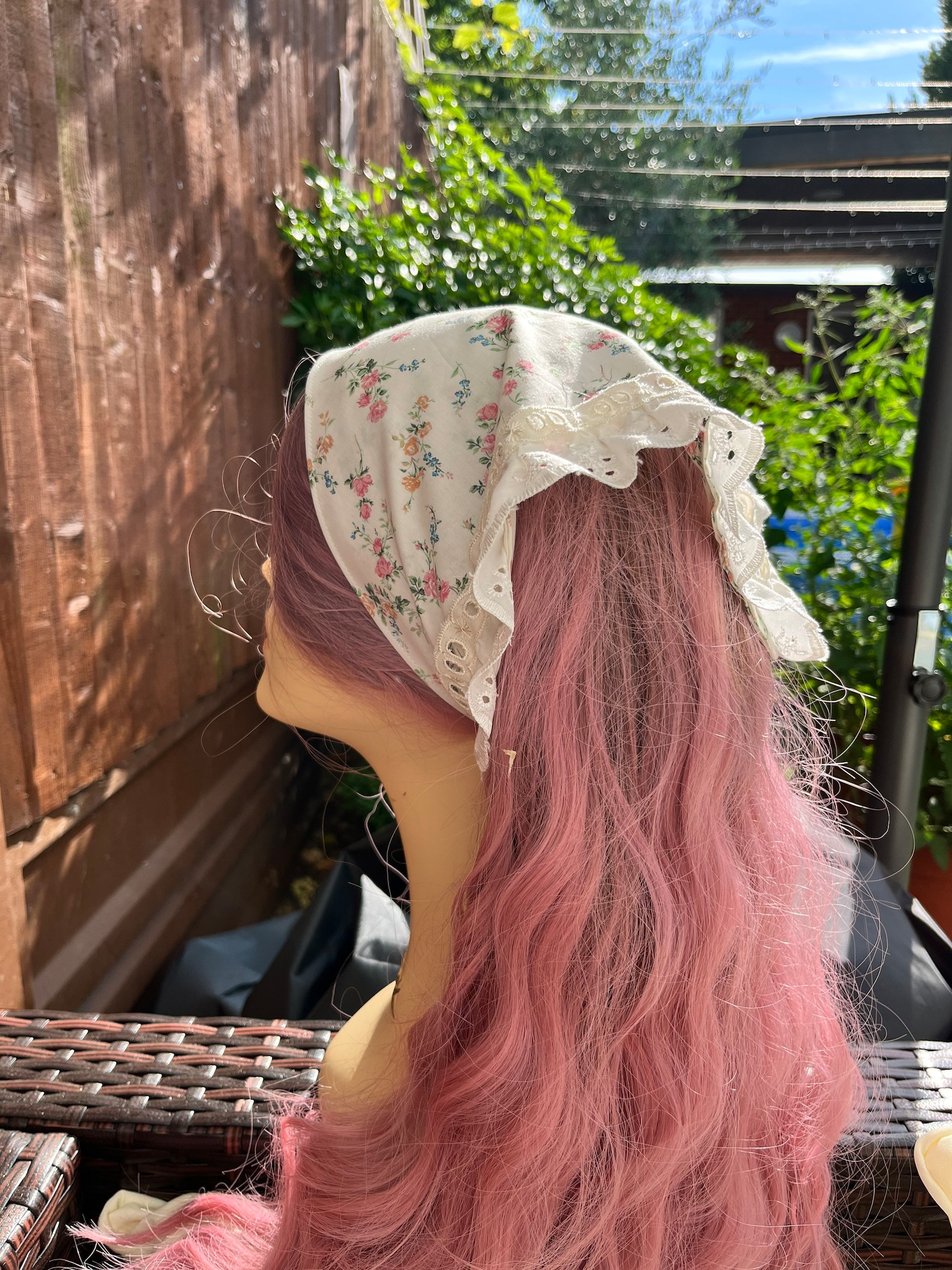 Luxe Liberty Print Cotton Headscarf Hair Scarf Bandana With - Etsy