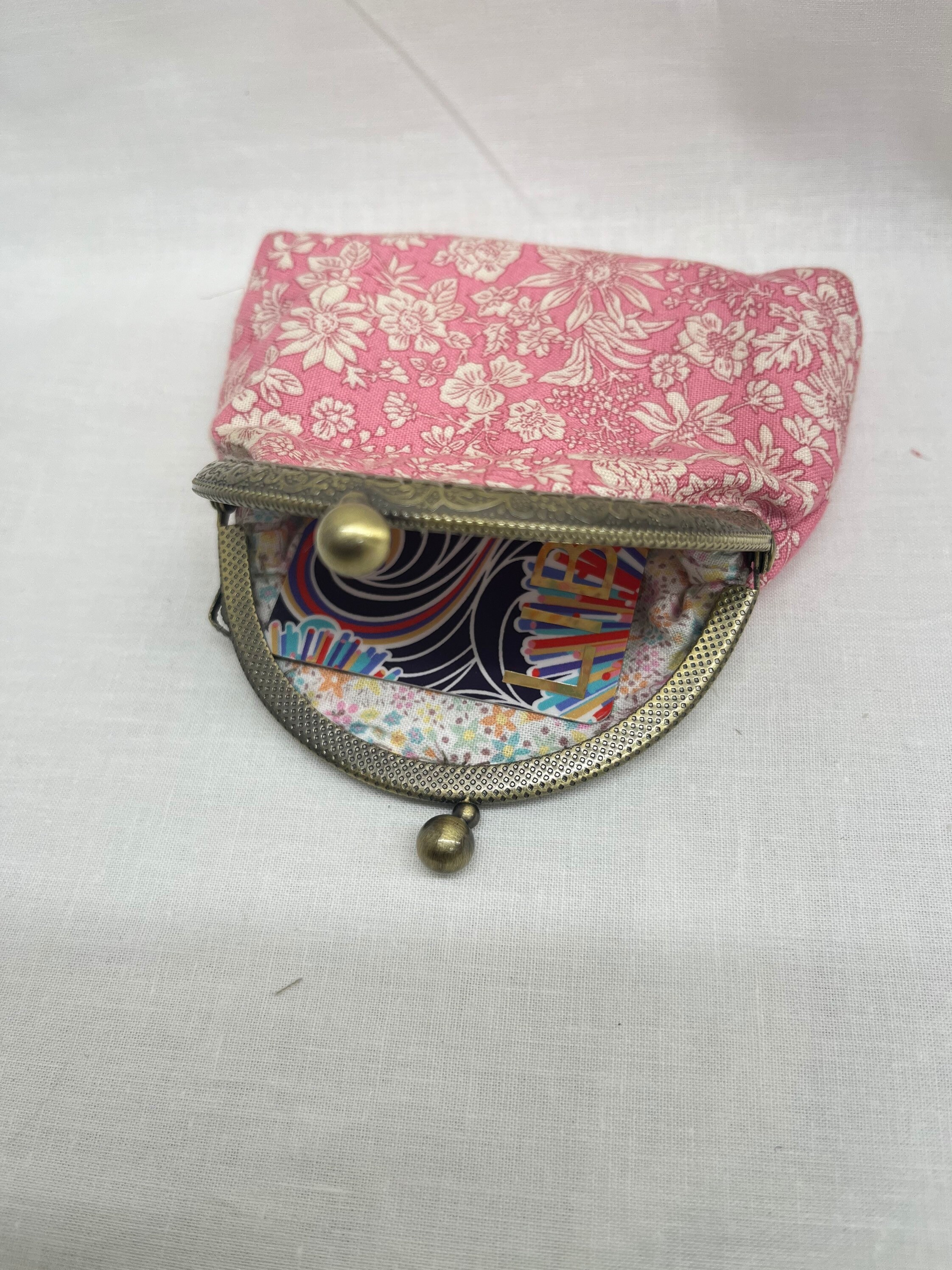 Liberty Print Kiss Clasp Purse Coin/ Card Holder Handmade in - Etsy