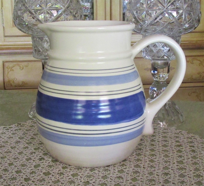Pfaltzgraff Stoneware Large 64 Oz. rio Pitcher & - Etsy