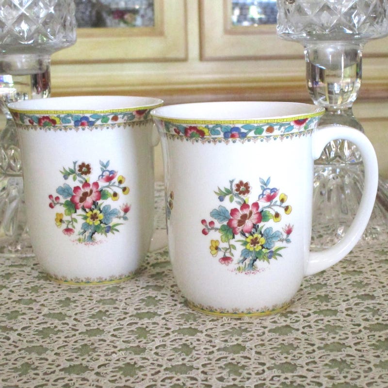 Vintage Coalport Ming Rose - Etsy