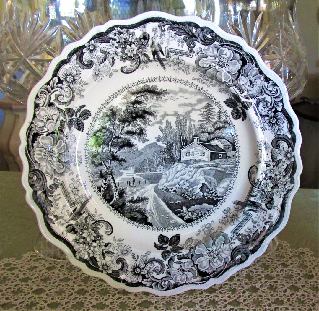 Antique 1819-1835 Clews Hudson River Series Picturesque Views Near ...