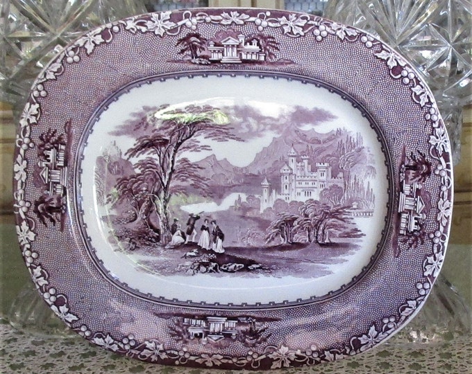 Antique Charles Meigh & Son C.1851-1861 Jenny Lind Mulberry English ...