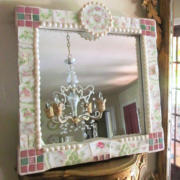 Mosaic Wall Mirror - Etsy