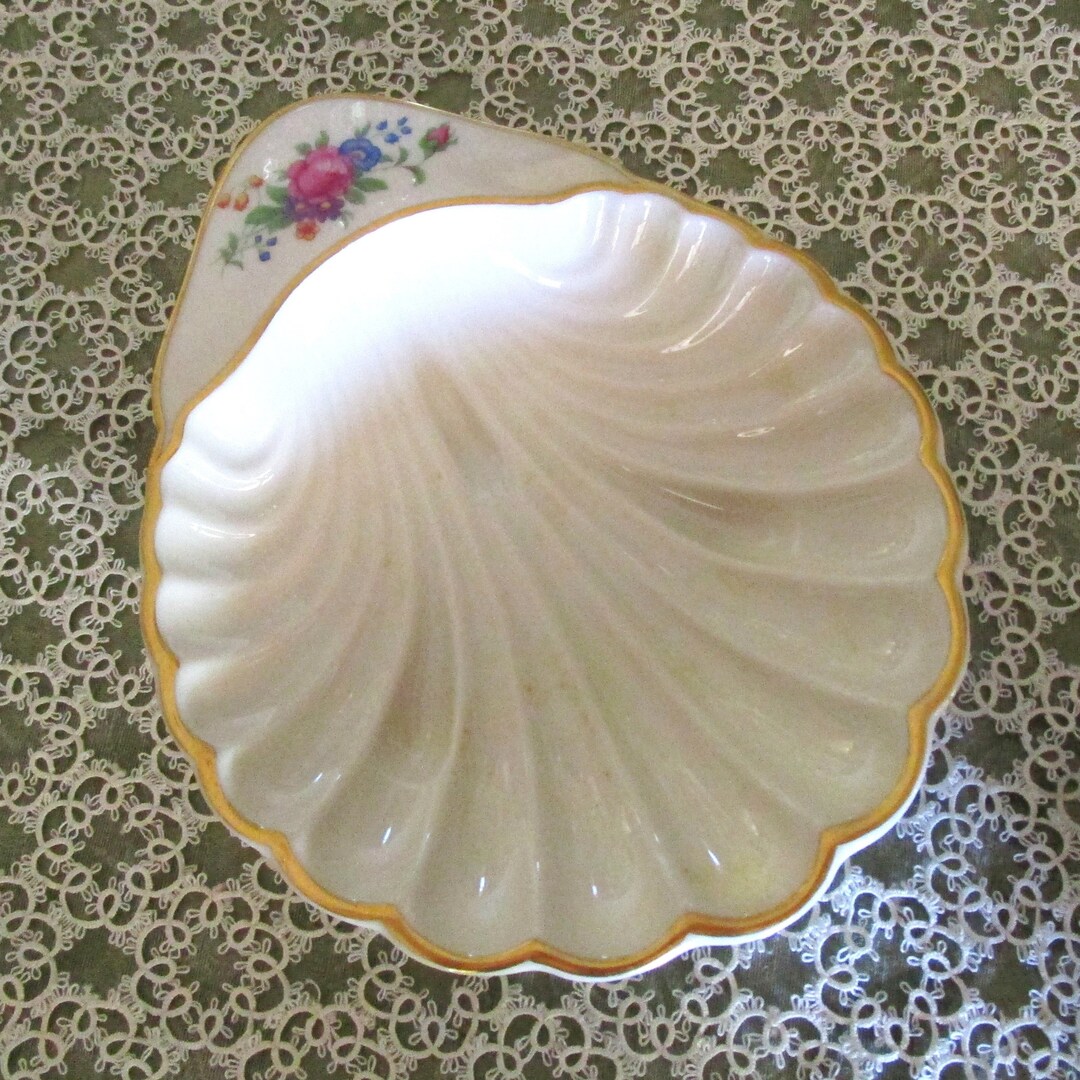Vintage Lenox Shell Shaped Dish lenox Rose, Gorgeous Gift for Her, Hard to Find, Excellent ...