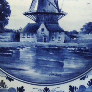 Vintage Regina Delfts Blauw 10 1/2 Wall Plate, Very Collectible ...