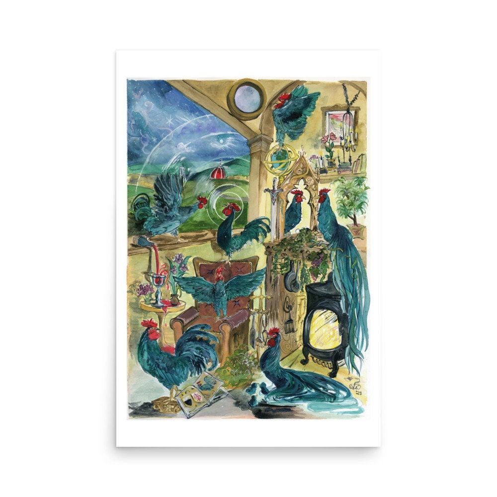 The Legend of the Black Rooster Gallo Nero Tuscany - Etsy