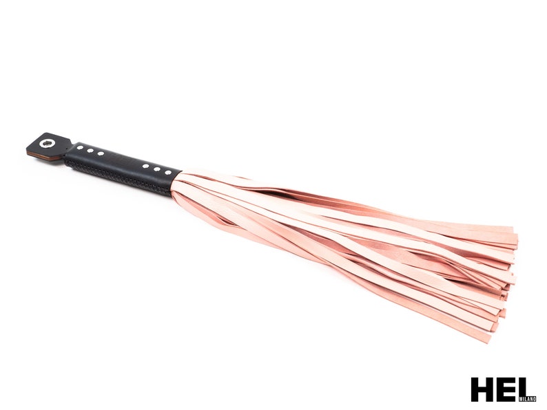Pink Bdsm Flogger Extra Soft Flogger Genuine Leather Impact Etsy
