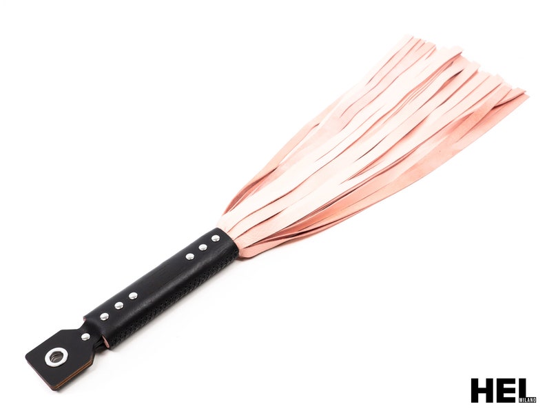 Pink Bdsm Flogger Extra Soft Flogger Genuine Leather Impact Etsy