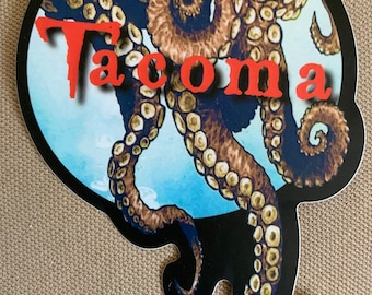 Tacoma Octopus Screen Print Screenprints Prints etna.com.pe