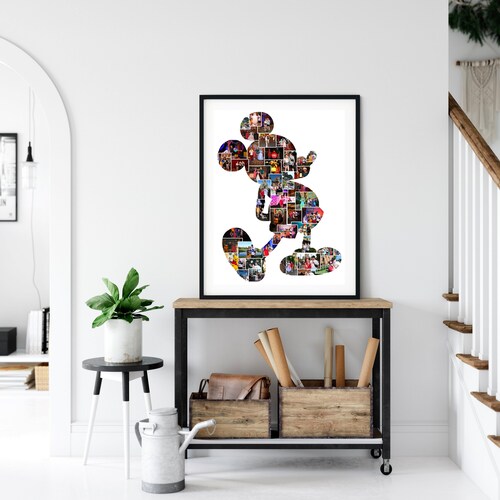 Mickey Mouse Collage Mickey Photo Collage Mickey Disney - Etsy